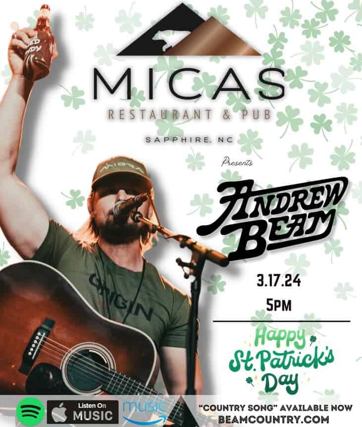 Mica's Restaurant & Pub Presents Andrew Beam!